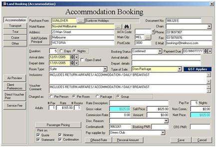Credit card deposit to a wholesaler | Travelog