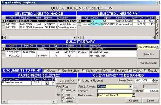 Using quick completion | Travelog